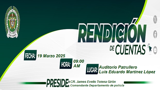 Audiencia Pública de Rendición de Cuentas Vigencia 2024 | Policía ...