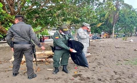 Adelantamos jornada de ornato y embellecimiento en playas de Juradó ...